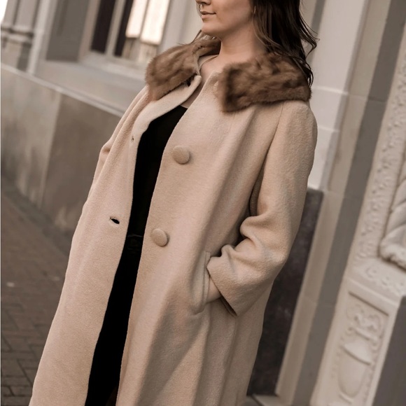 Vintage | Jackets & Coats | Vintage 6s Beige Union Made Swing Coat ...